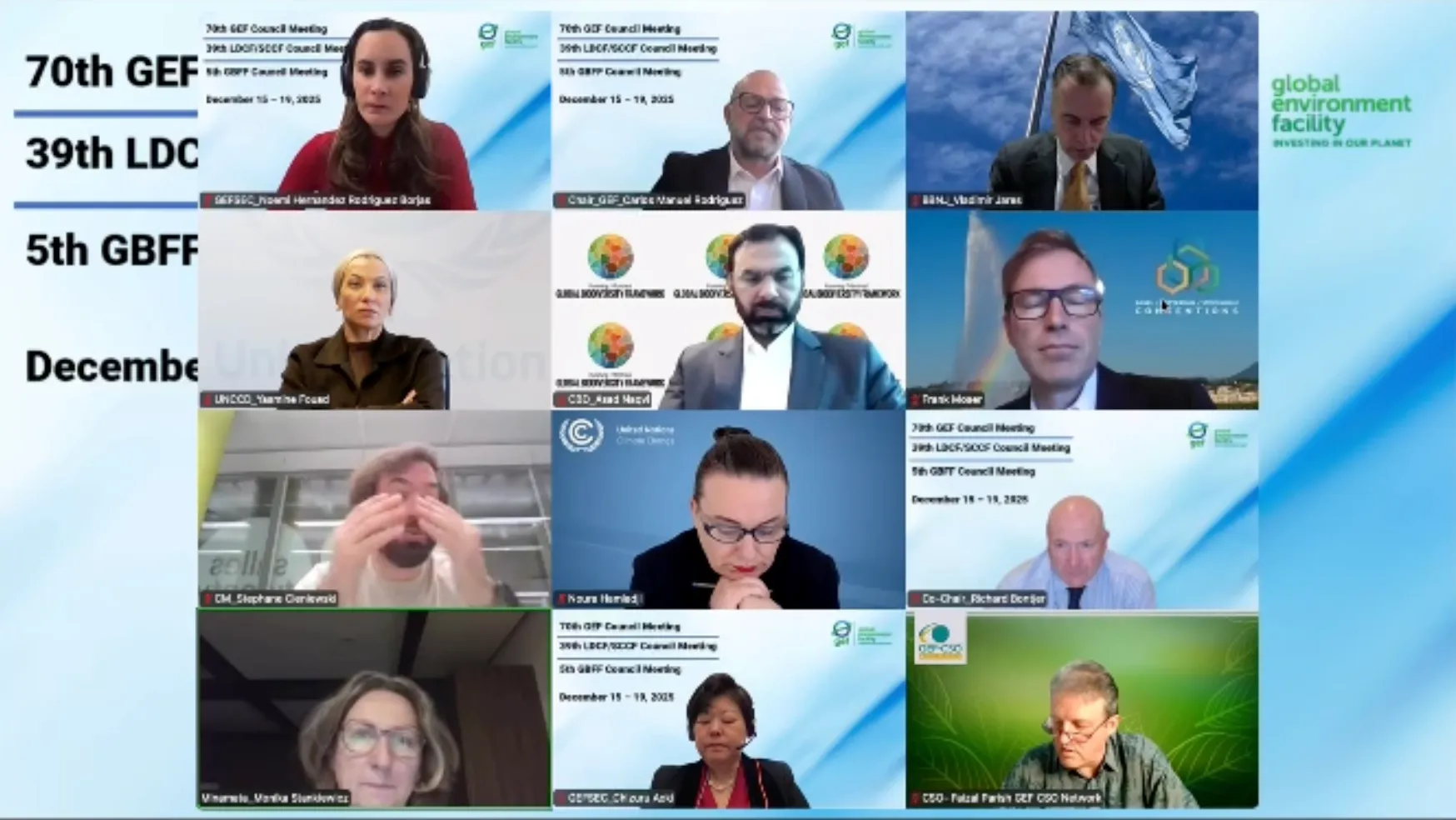 GEF CSO Network Engages at the 70th GEF Council Meeting - GEF CSO Network